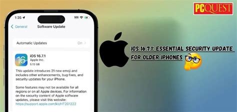 Apples Ios 16 7 1 Update Security Fixes For Older Iphone Models How