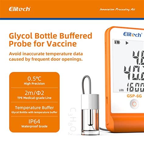 Digital Temperature Humidity Data Logger Medical Refrigerator Thermometer Vaccine