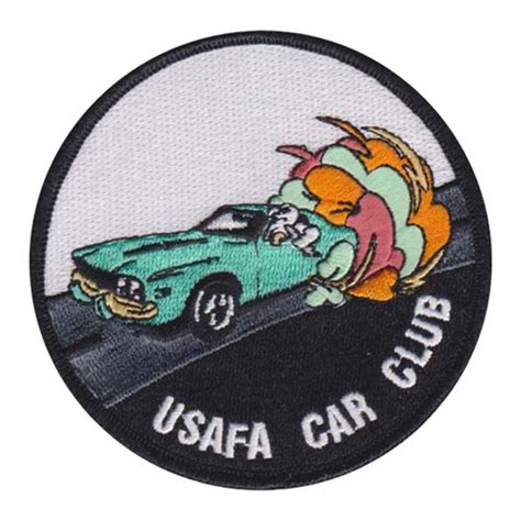 Usafa Automotive Club Rendering Patch United State Air Force Academy