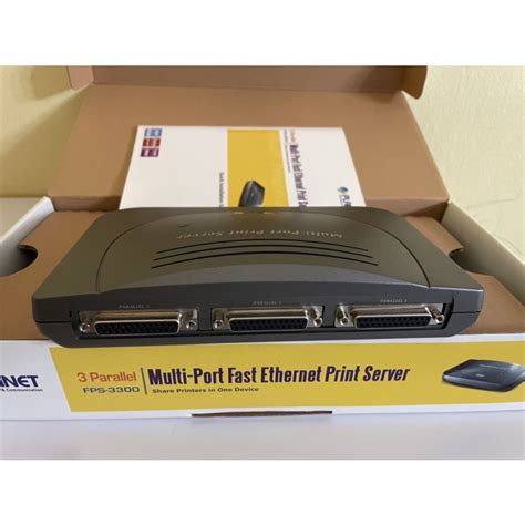 รีวิว Print Server 3 Parallel Multi Port Ethernet Share Printers In One Device รุ่น Fps 3300