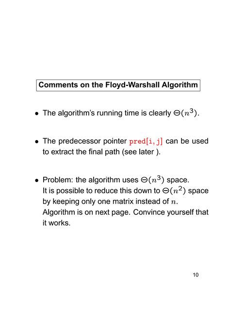 Floyd Warshall Algorithm Pdf