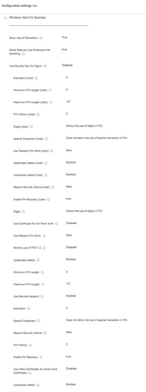 Intune Windows Hello And Lack Of A Notification Message For The User