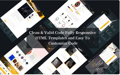 electronics store html responsive template website templatedownload