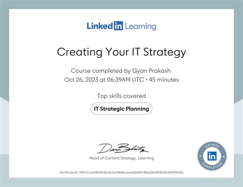 Gyan Prakash On Linkedin Certificate Of Completion