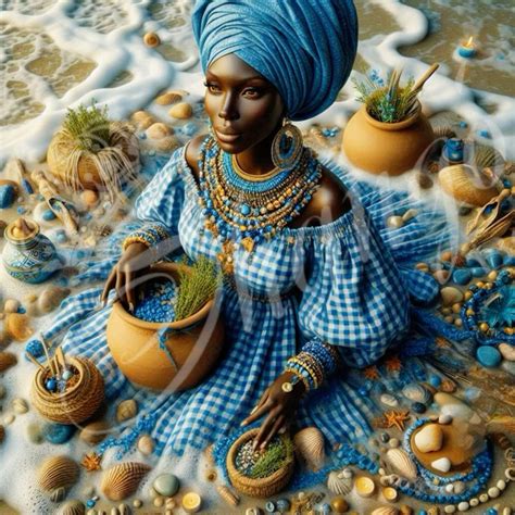 Pin By 🌻 Oshuncita 🌻 On Yemaya🌊 African Goddess Afro Art Orisha