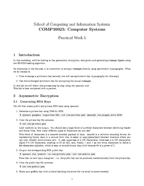 Lab5 Cryptography 1these Are All About The Lab Practice School Of
