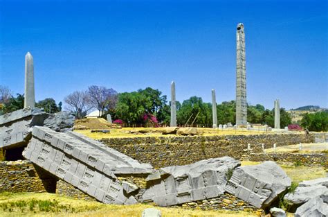 Stele In The Northern Field At Axum In Ethiopia Traveler Master