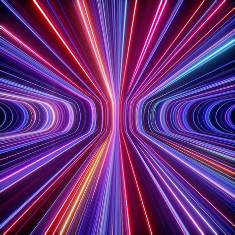 Premium Photo 3d Render Abstract Futuristic Background