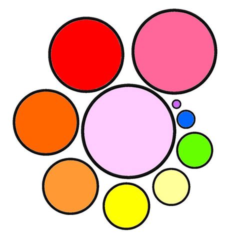 Clip Art Of Colorful Circles Free Image Download