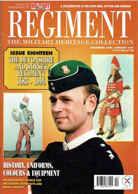 Regiment Issue Eighteen The Devonshire And Dorset Regiment 1685 1996