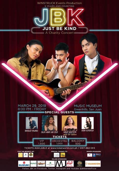 JBK celebrates 5 years in the music industry with JUST BE KIND Concert ...