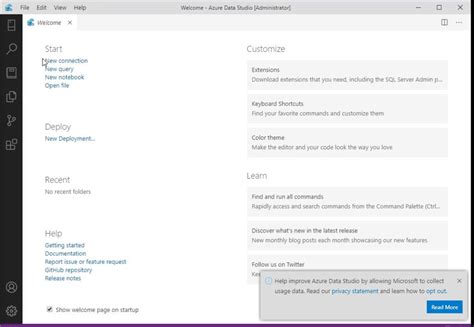 Azure Data Studio Installation