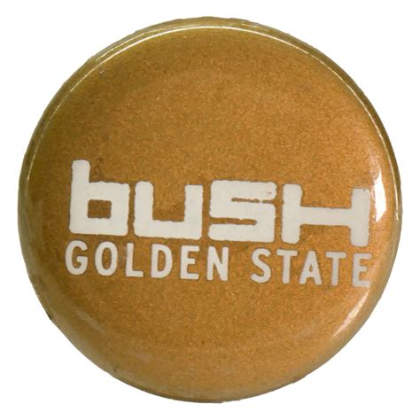 Bush Small Round Button Button 449853 Rockabilia Merch Store