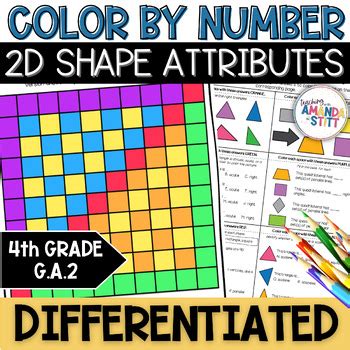 D Shape Attributes Classifying Quadrilaterals And Triangles Th Grade Geometry