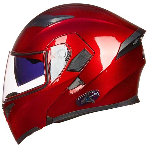 Ilm Bluetooth Motorcycle Helmet Modular Flip Up Full