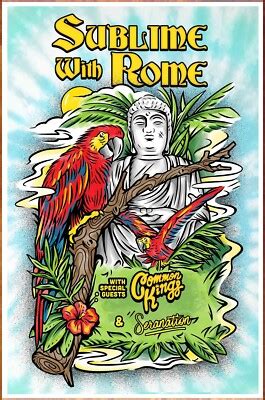 Sublime With Rome Blessings 2019 Tour Ltd Ed New Rare Poster Common
