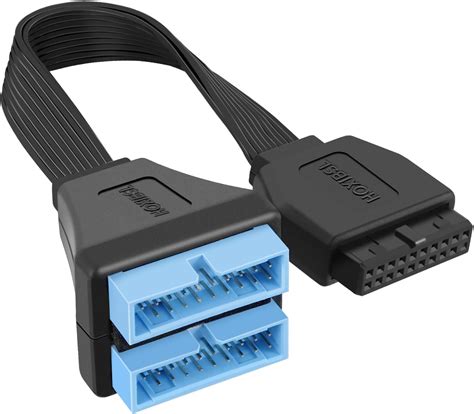 Owltree 2 Pack Motherboard Usb 2 0 To Dual 9 Pin Extension Usb Header Splitter For