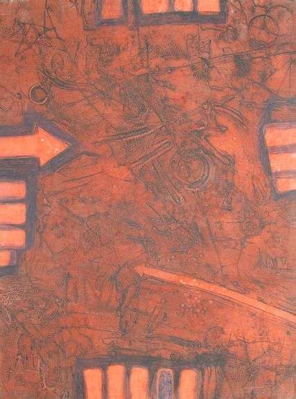 Ruth Tulving Untitled Silkscreen Print Ap Northrow Gallery