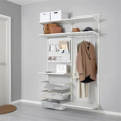 Ikea Algot SkÅdis Wall Upright Shelves Rod The Parts In The Algot Series Can Be Combined