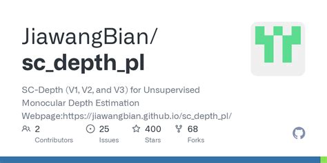GitHub JiawangBian Sc Depth Pl SC Depth V V And V For Unsupervised Monocular Depth