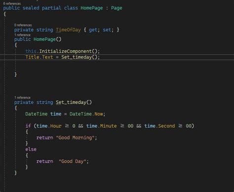 How Can I Pass The Value From C Code To The Xaml Rdotnet