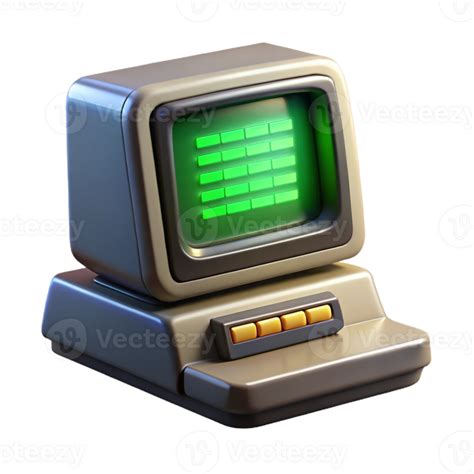 Beautiful Classic Magnificent Classic A Vintage Computer Terminal Displaying Complex Code Green