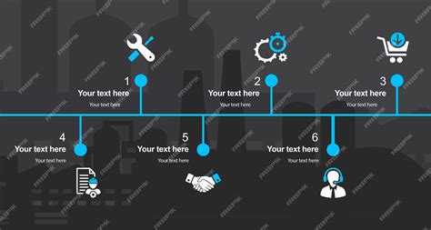 Premium Vector Infographic Process Time Line Vector Design