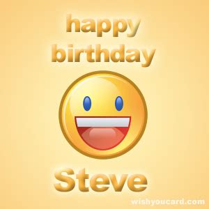 Happy Birthday Steve Free E Cards