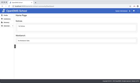 Installation Openemis Support