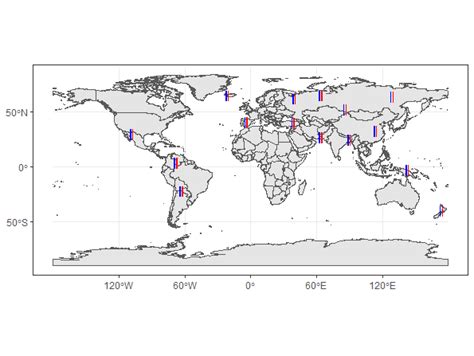 R How To Plot Rectangles Of Equal Width Onto A Map In Ggplot Stack