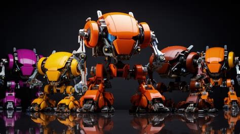 Premium Ai Image Reconfigurable Robots Shape Shifting Machines