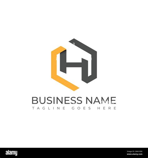 Letter Initial H Hexagon Logo Design Vector Initial Letter H Hexagon Logo Design Vector
