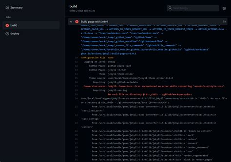 Conversion Error Jekyllconvertersscss Encountered An Error While