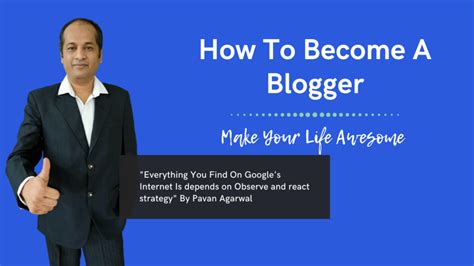 Step By Step Guide To Create Free Blogger Website SEO Pavan Agrawal