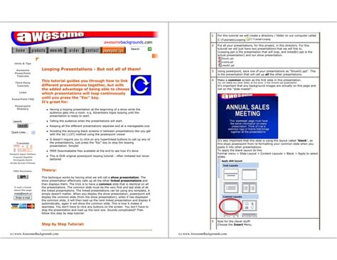 Loop Presentation Pdf