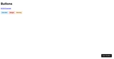 Getting Sassy With Sass Codesandbox