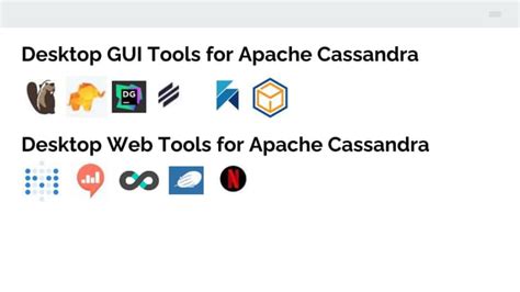 Apache Cassandra Lunch 119 Desktop Gui Tools For Apache Cassandra Pptx