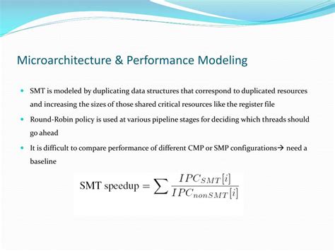 ppt performance energy and thermal considerations for smt and cmp