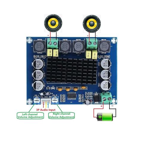 Tpa3116d2 Amplifier Board Audio Amplifier Tpa3116d2 Rees52