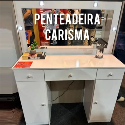 Penteadeira 108m Camarim Carisma 6122 Bella Casa De Realeza Pr