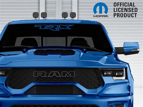 Ram Trx Windshield Banner Decal Trx Logo Customizable Etsy
