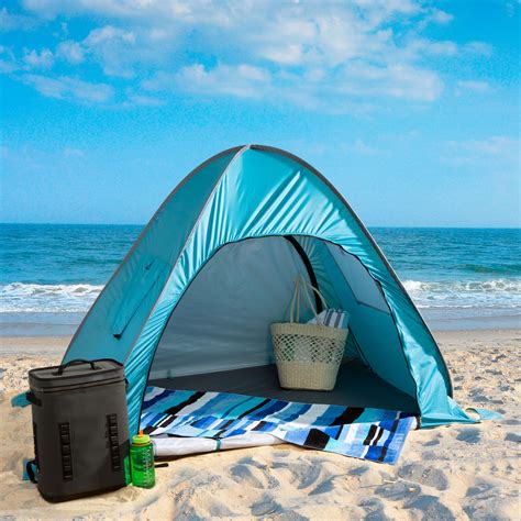 Pop Up Beach Tent With Uv Protection And Ventilation Windows Water
