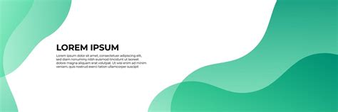Premium Vector Abstract Modern Green Banner Design Web Template Set Horizontal Header Web