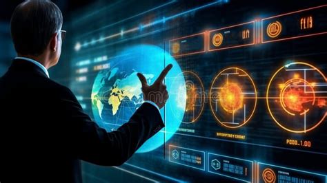 Ai Generative Businessman Using Mobile Smartphone On Global Network