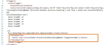 task scheduler custom event trigger with xml filter and parameter
