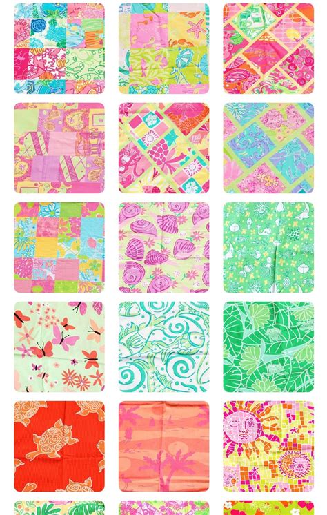 Lilly Pulitzer Fabric In Various Patterns And Colors