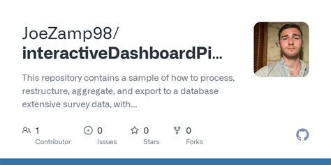 Github Joezamp Interactivedashboardpipeline This Repository Contains A Sample Of How To