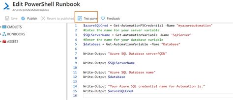 Azure Automation Automate Azure Sql Database Indexes And Statistics Maintenance