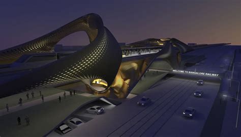 Bangalore Railway Combines Architectural Form Finding With Structural