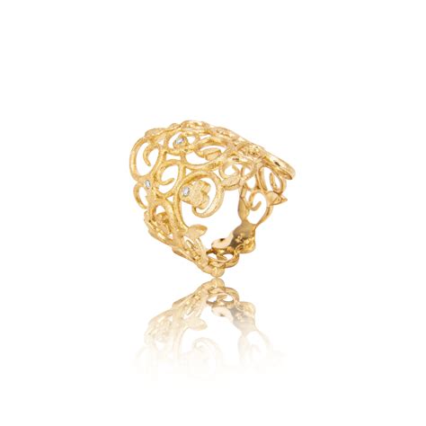 Grace Ring Big 925 With Brilliant Cut Diamonds Tlb 004ct